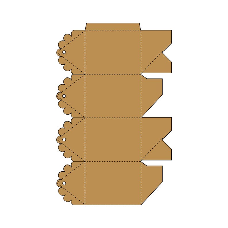 Gift Box Template SVG Bundle: 30+ DIY Papercraft Designs (instant ...