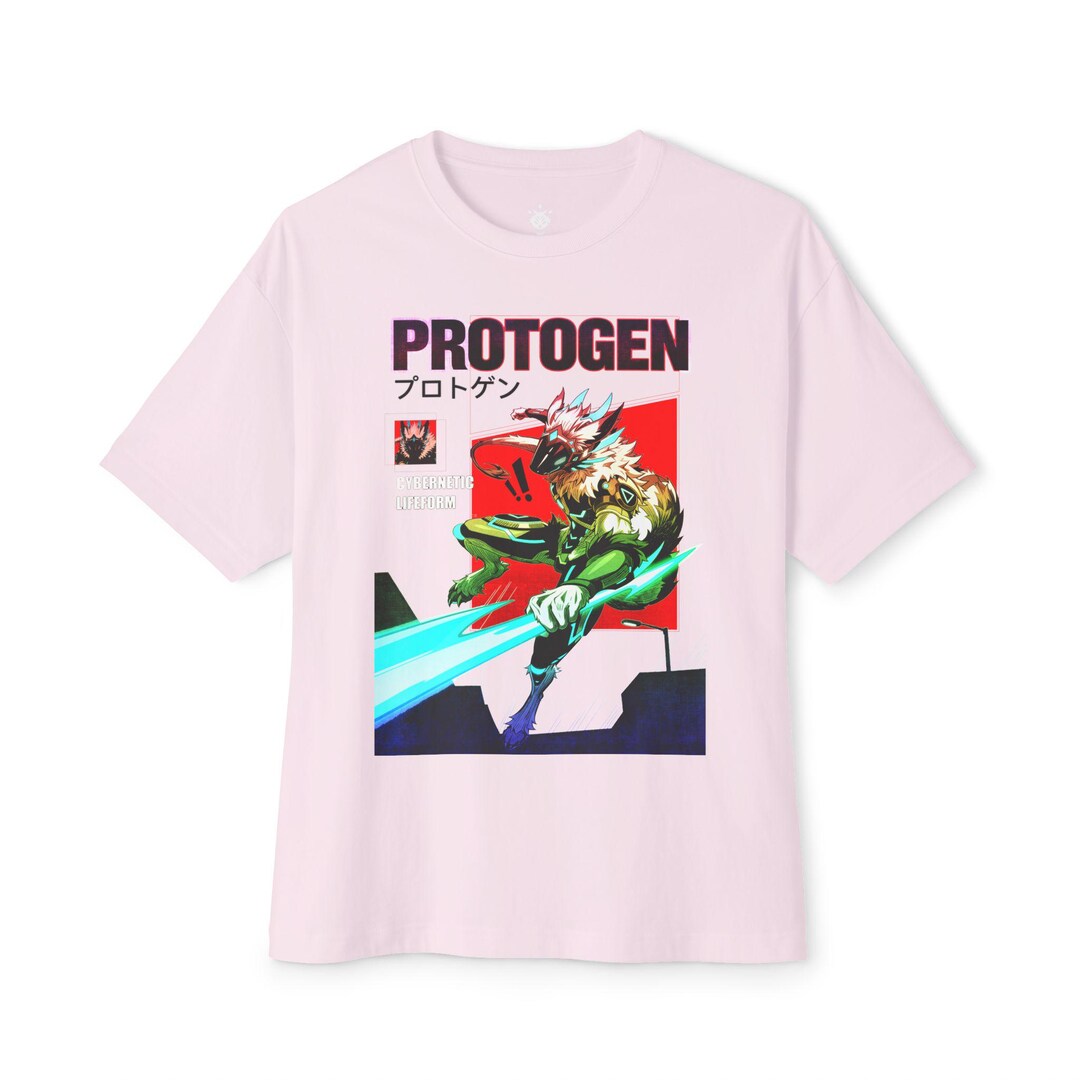 Protogen Cyber Ninja Illustration Tee | Anime Robot Sword T-shirt - Etsy