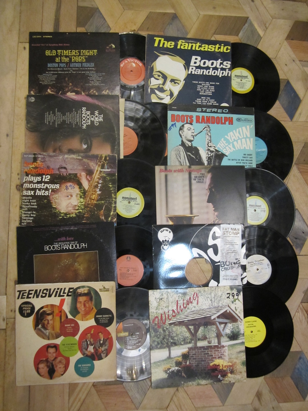 Lot of 11 Music LP Records Vinyl Covers Inserts for Arts, Crafts ...