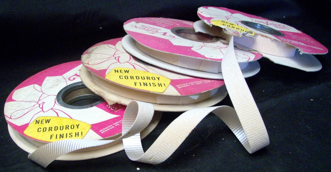 Veltex Brand Ribbon - Light Peach Corduroy Color - Etsy