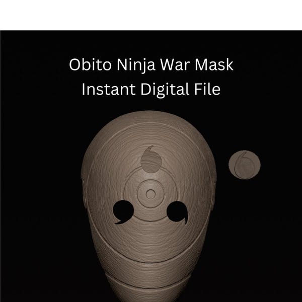 Obito Mask - Etsy