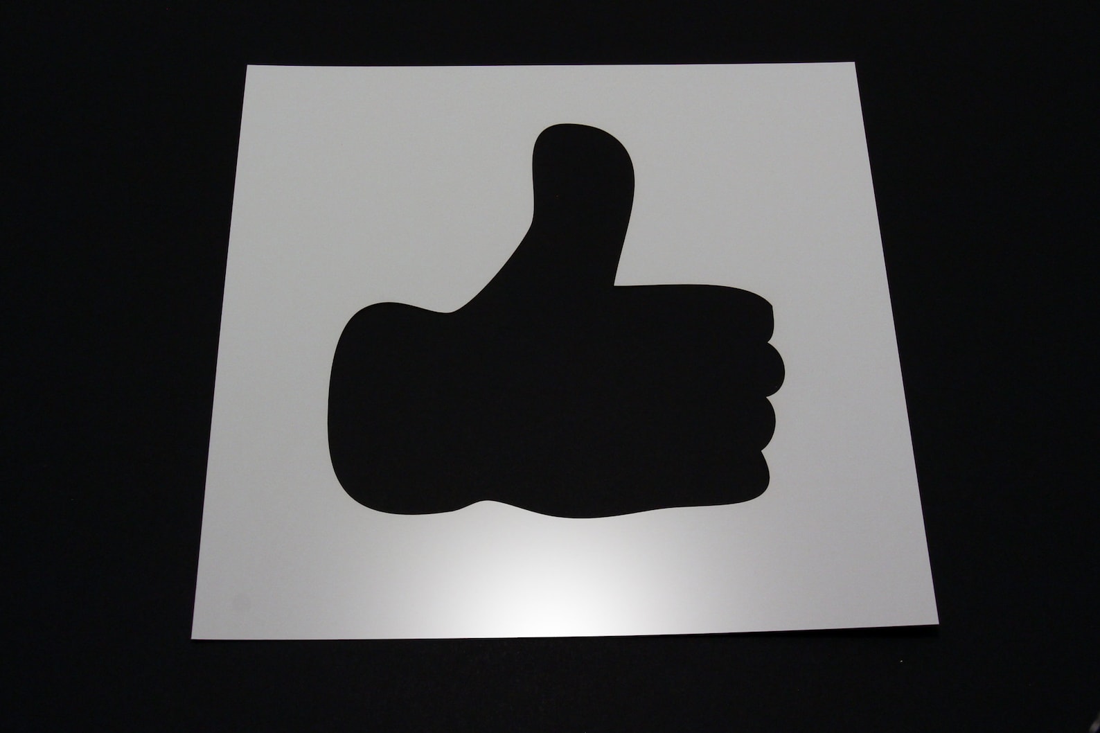 Thumbs up Emoji Stencil Reusable Flexible 10 Mil | Etsy