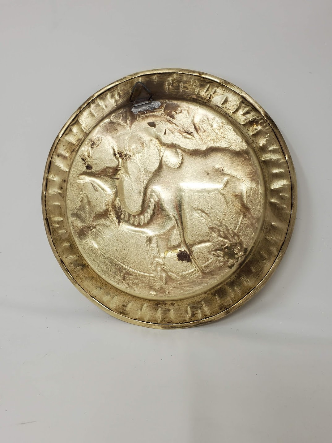 Brass Vintage Camel Plate Decorative Wall Plate Embossed Wall Decor ...