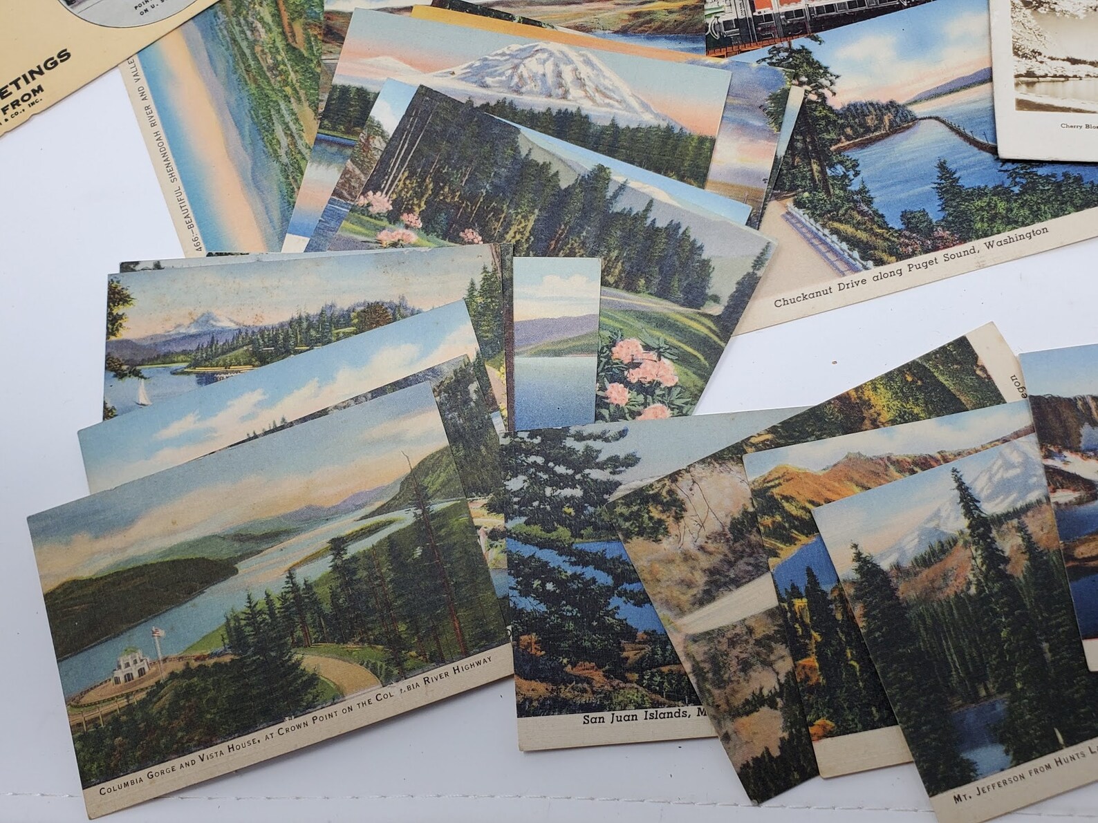 Huge Lot of Vintage Postcards Old Travel Postcards Vintage Map - Etsy