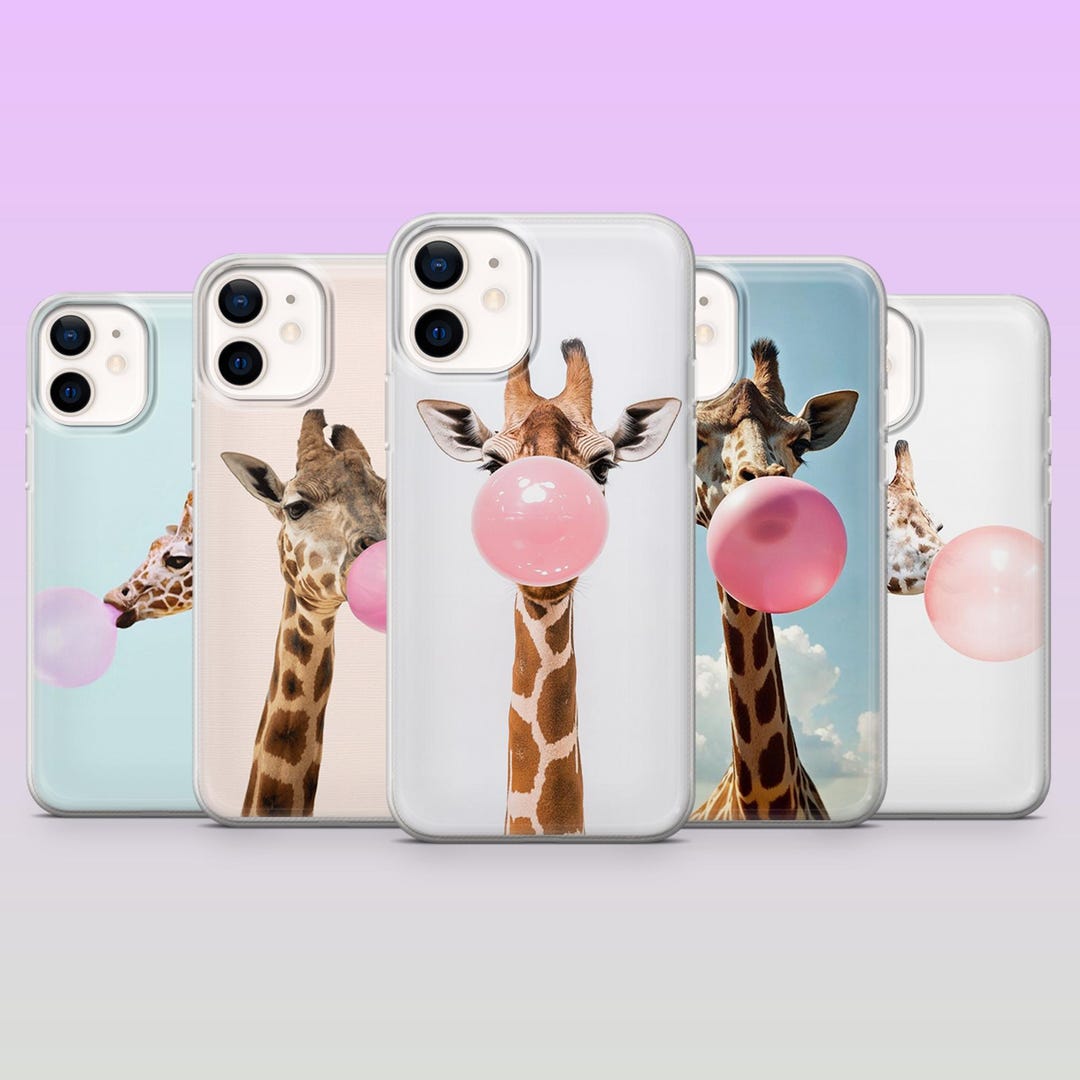 Giraffe Phone Case Animal Nature Cover for iPhone 17pro, 16, 15, 14, 13 ...