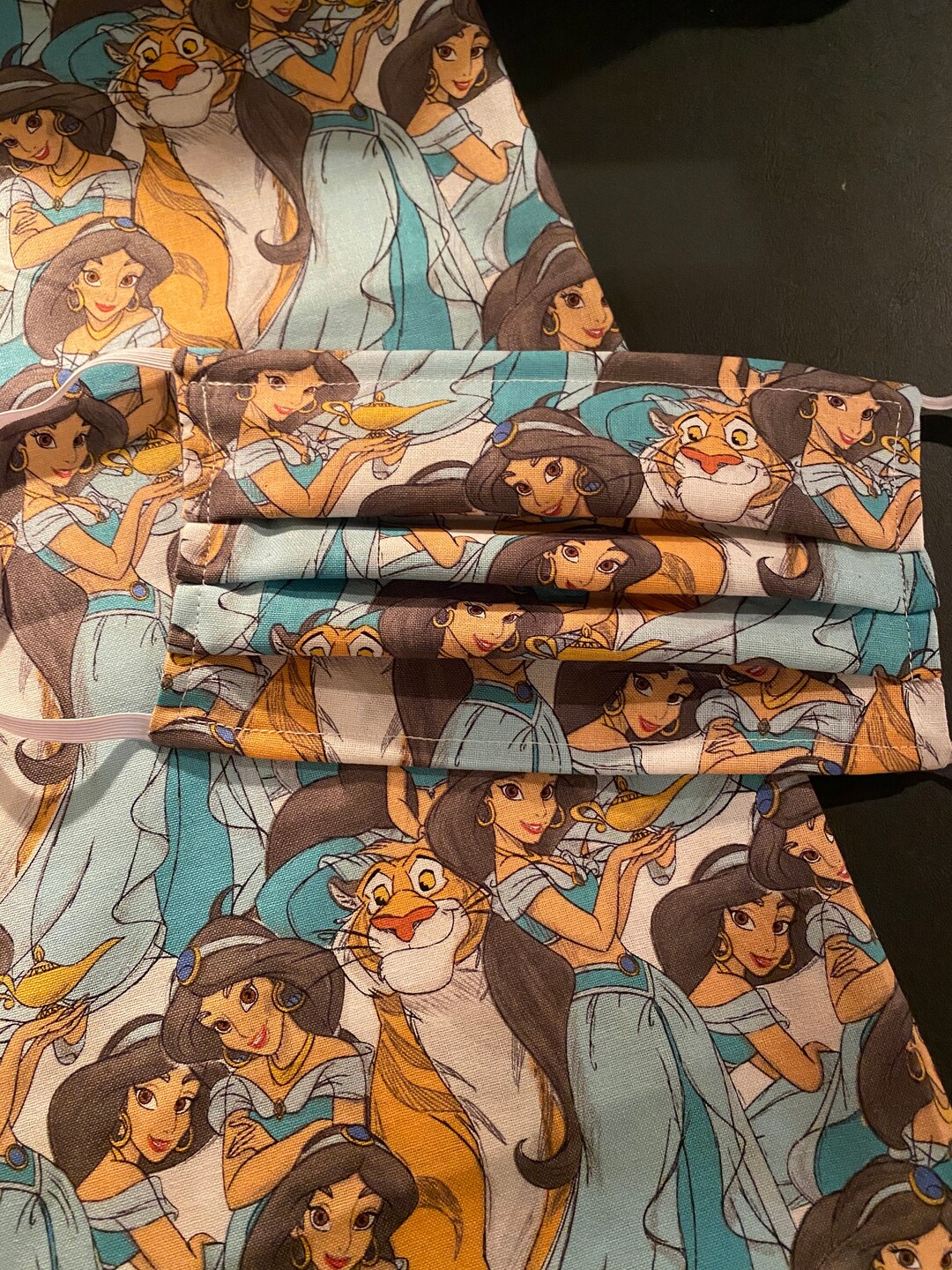 Cotton Disney Jasmin Princess Aladdin Mask Adult or Kid Size, Inside ...