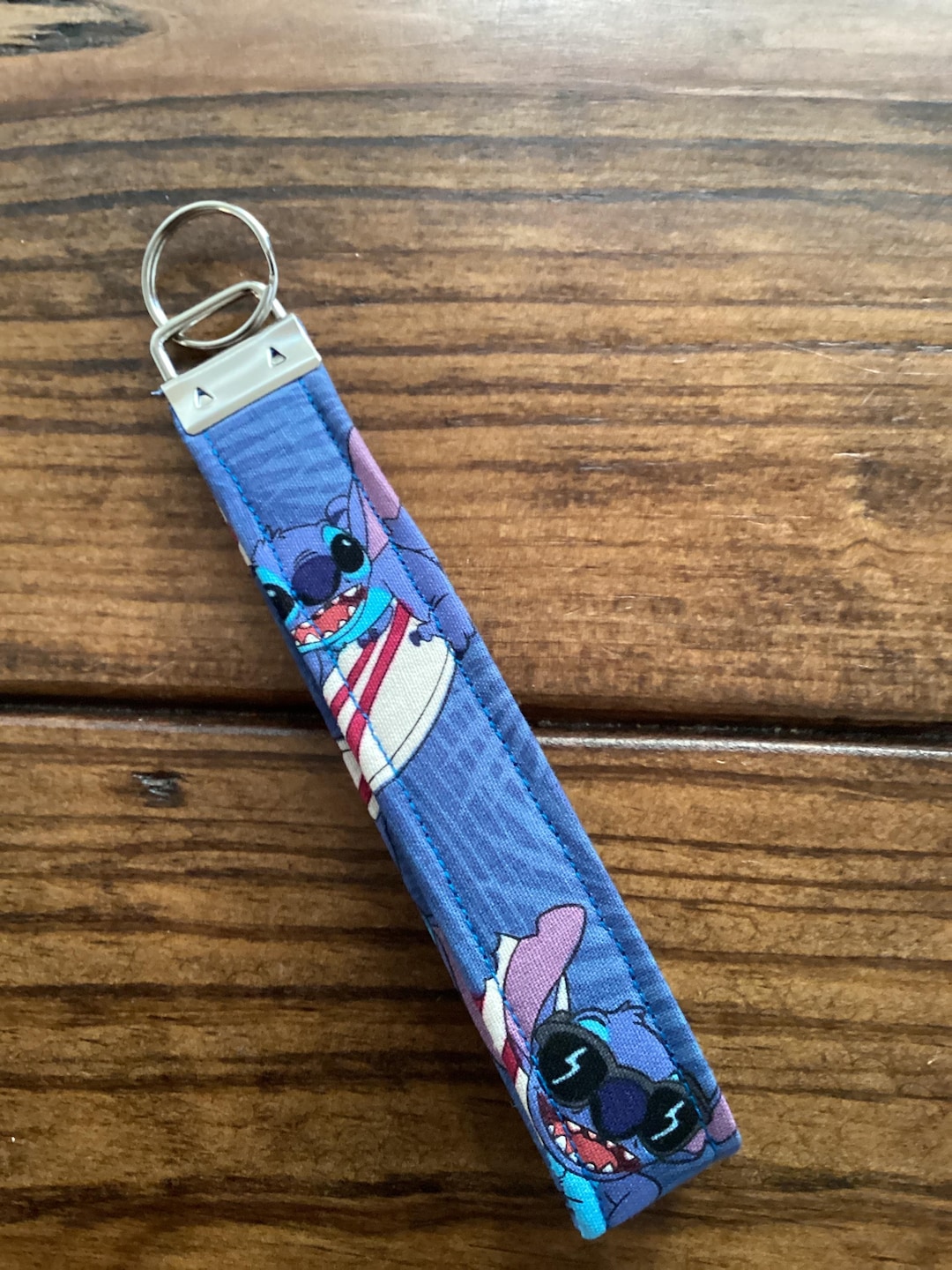 Lilo and Stitch Surf Stitch Wristlet Key Fob Keychain Key Ring Disney ...