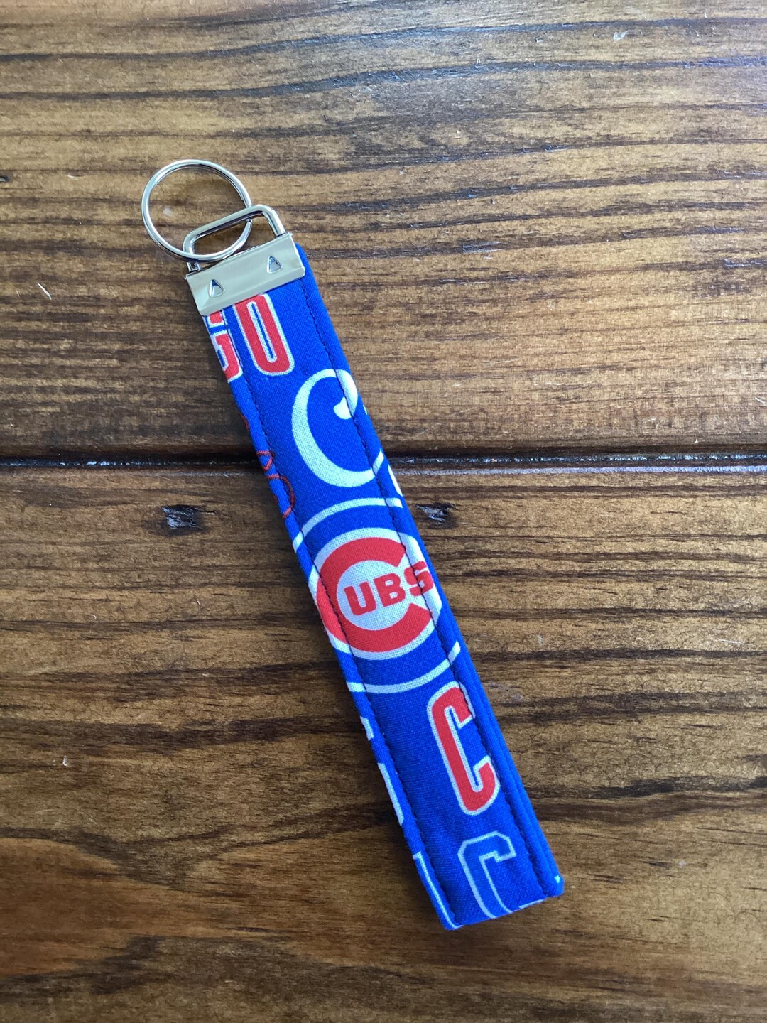 Chicago Cubs Wigley Field Cubbie Baseball Wristlet Key Fob Keychain Key ...
