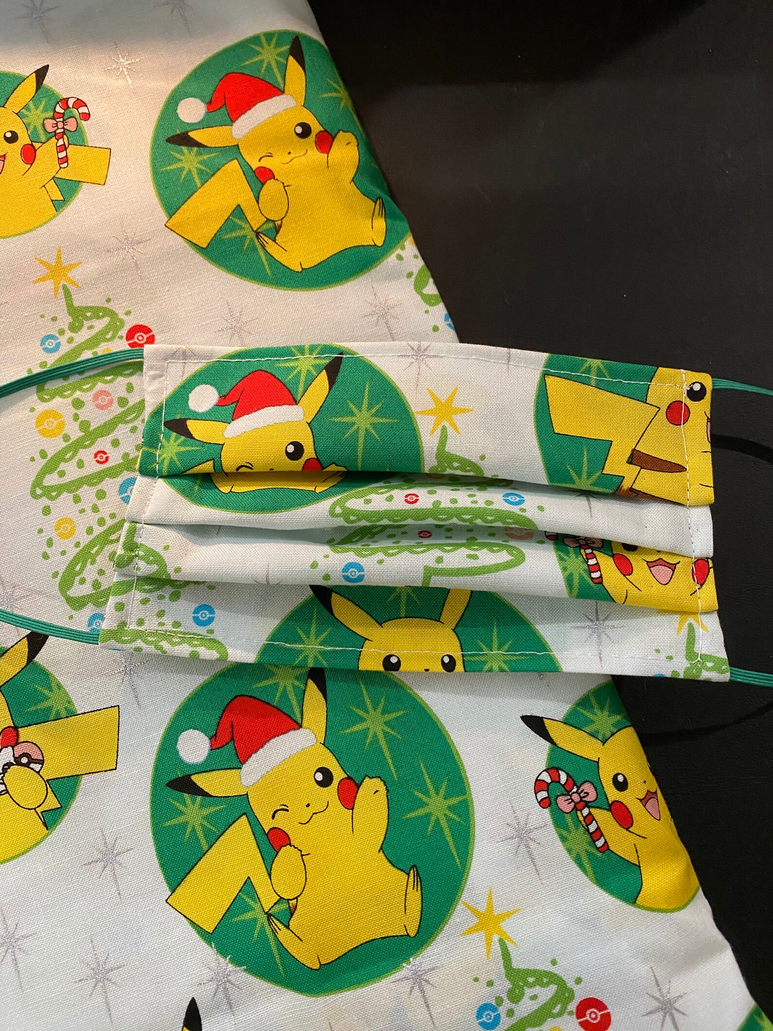 Cotton Pokemon Pikachu Santa Hat Christmas Adult or Kid Size - Etsy