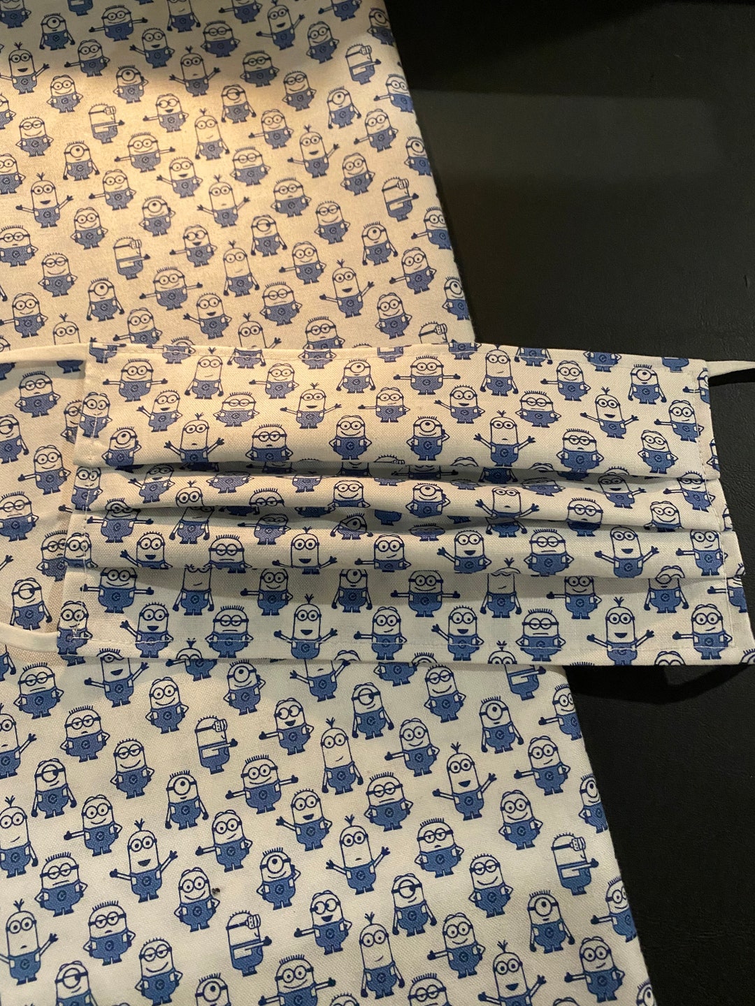 Cotton Minions Despicable Me Face Mask Kid Size, Inside Pocket for ...