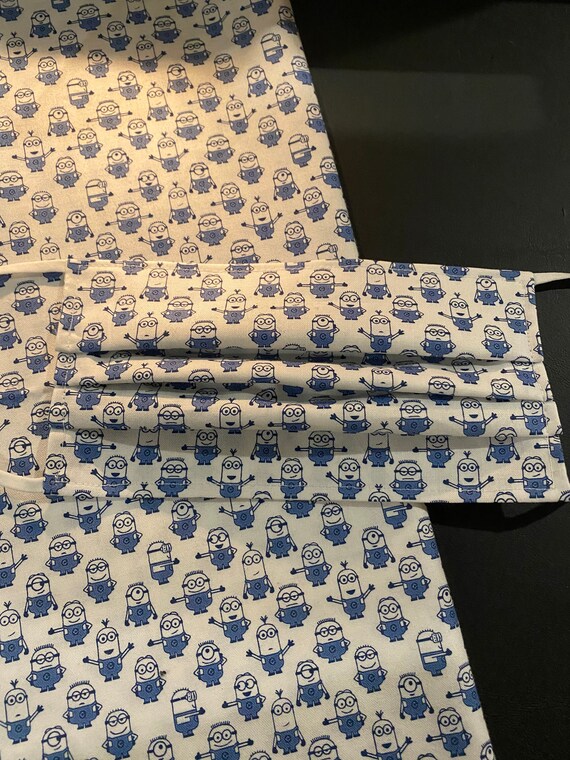 Cotton Minions Despicable Me Face Mask Kid Size Inside Pocket - Etsy