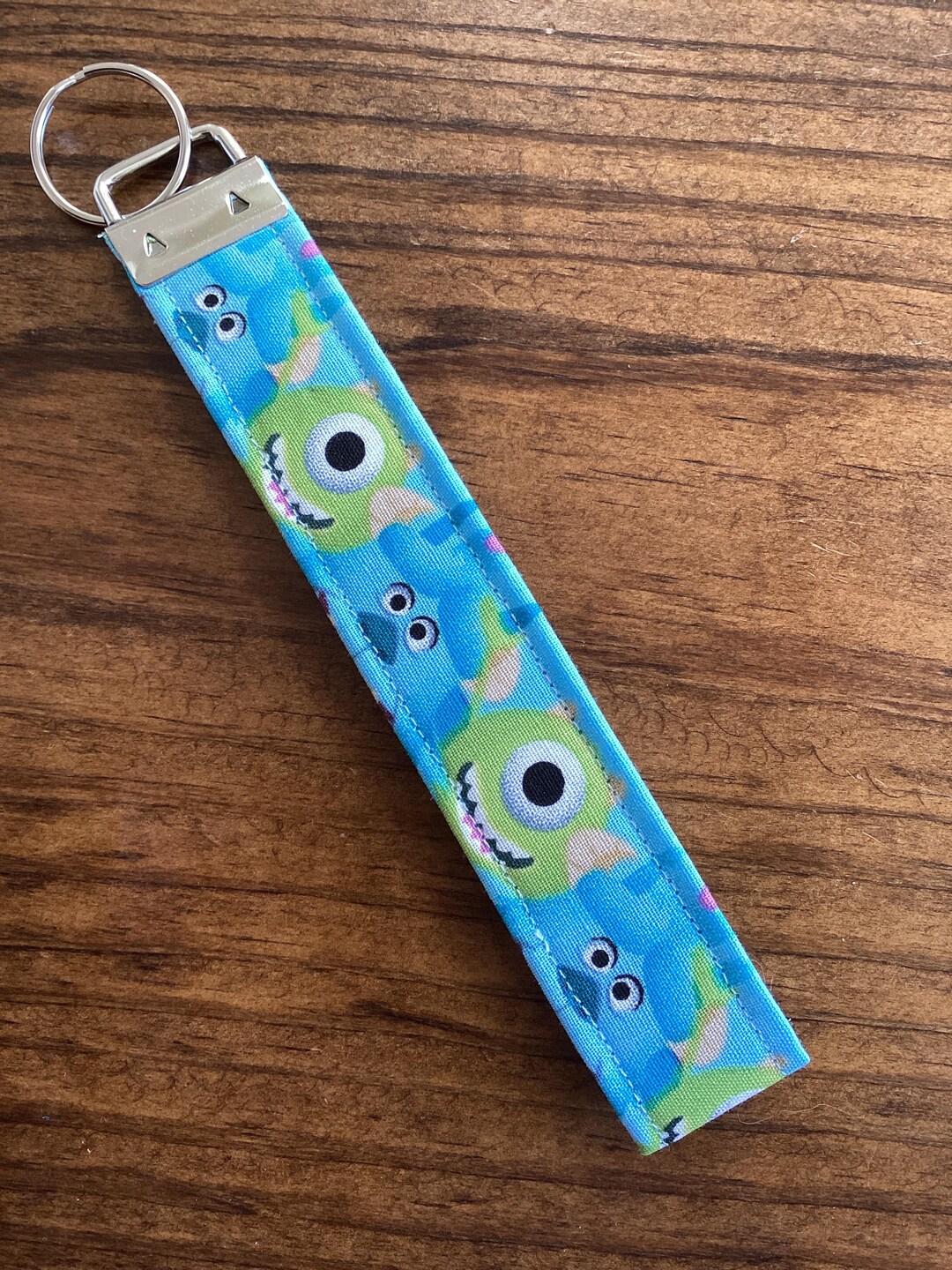 Disney Pixar Monsters Ink Sully and Mike Wristlet Key Fob Keychain Key ...