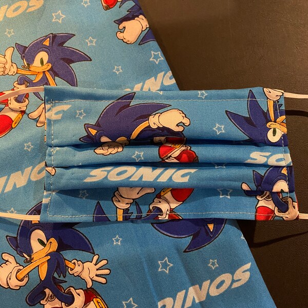Sonic the Hedgehog Mask - Etsy