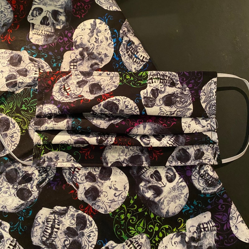 Skeleton Face Mask - Etsy
