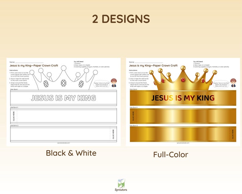Easter Craft Bundle — 6 Printable Holy Week Activities for Kids + Bonus ...