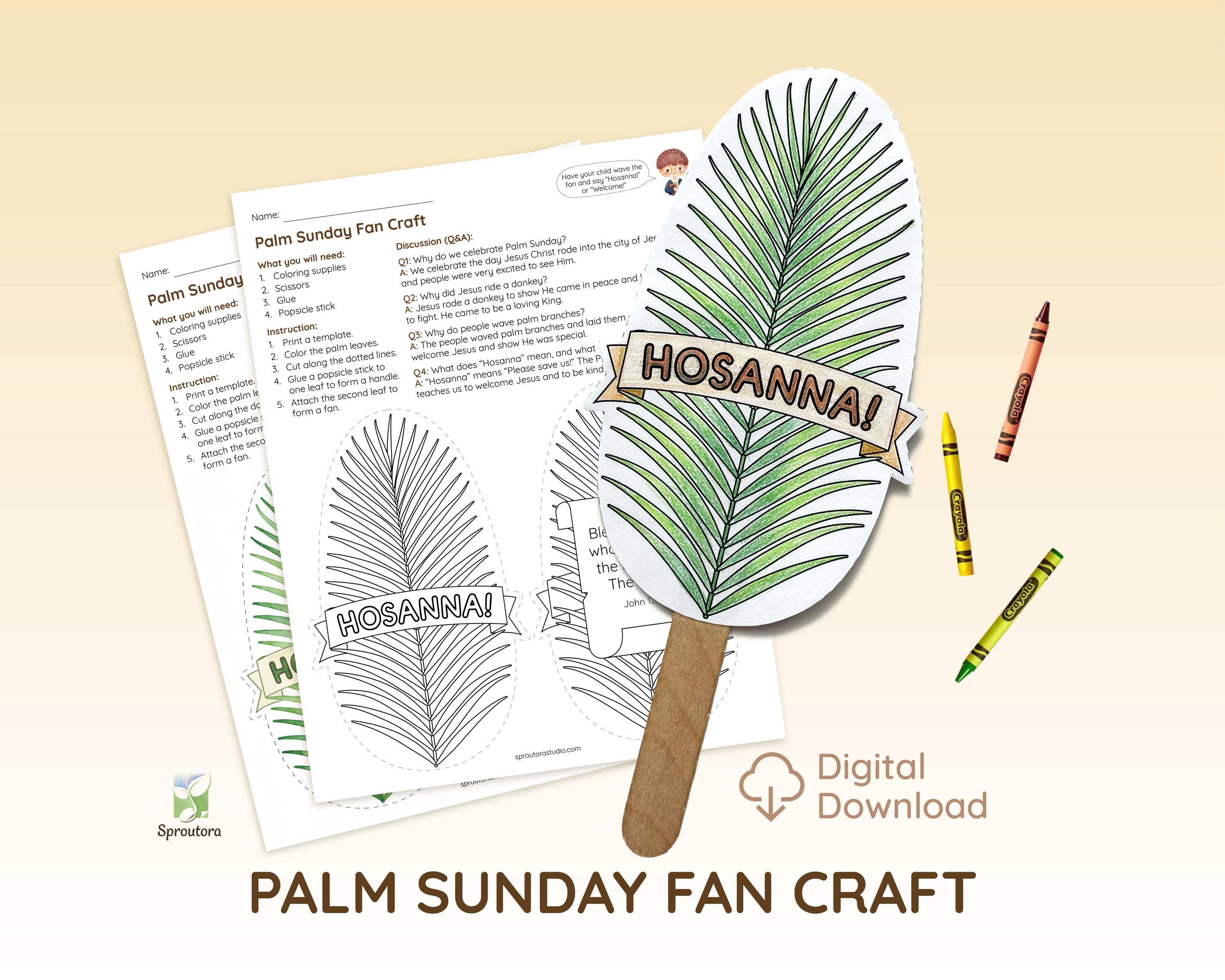 Easter Craft Bundle — 6 Printable Holy Week Activities for Kids + Bonus ...