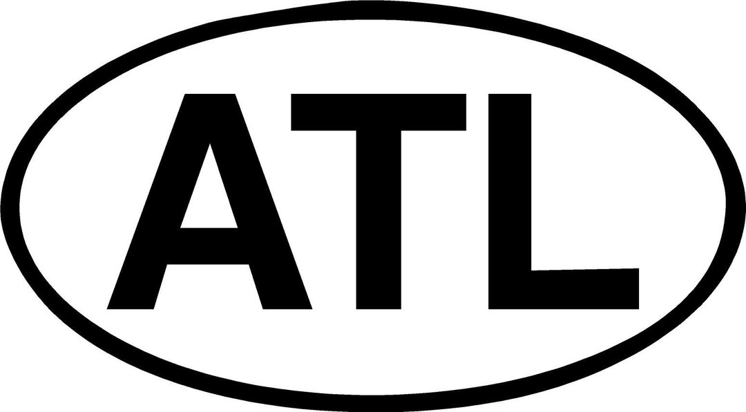 Decal ATL GA Atlanta Georgia Sticker - Etsy