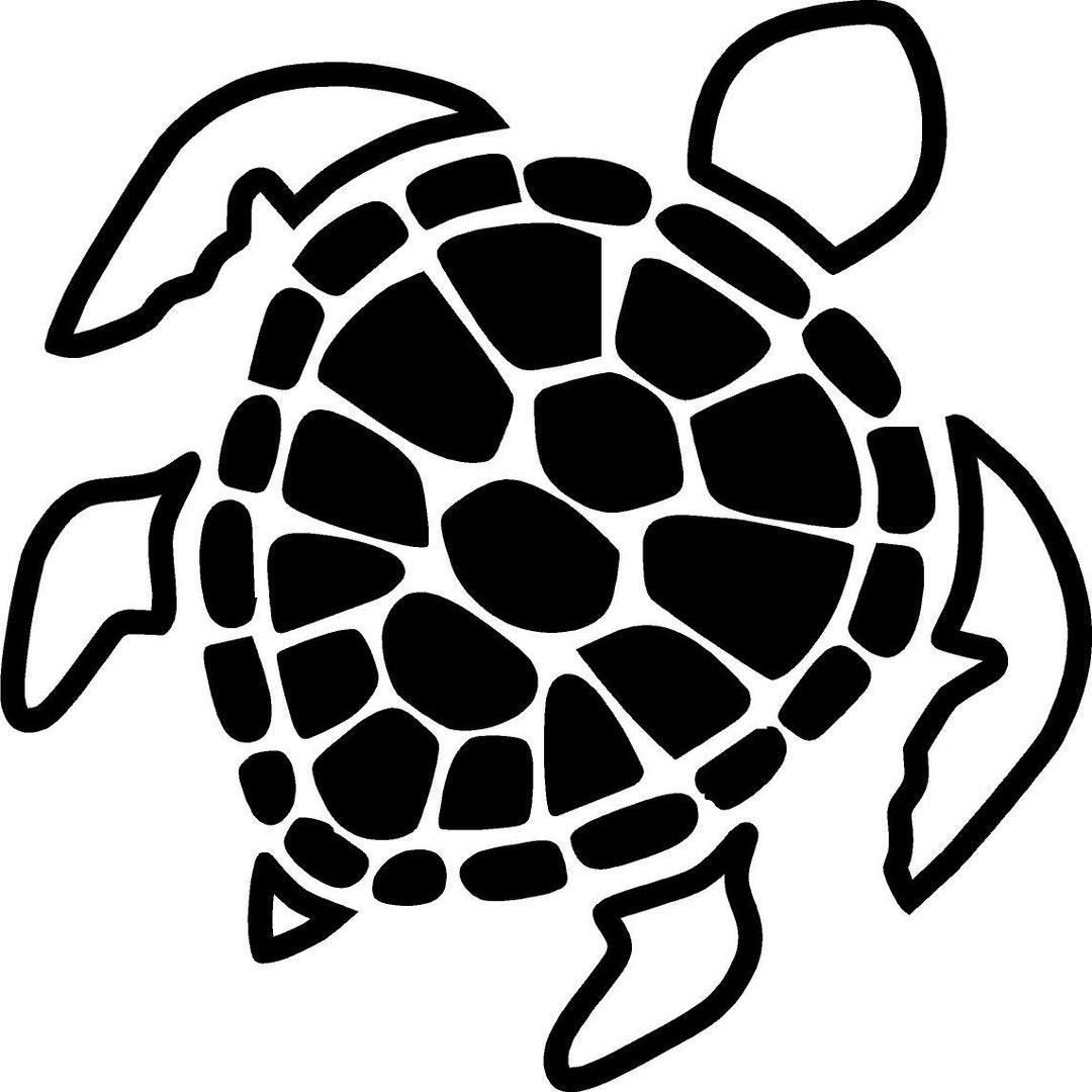 Sea Turtle Sticker Decal Ocean Beach - Etsy