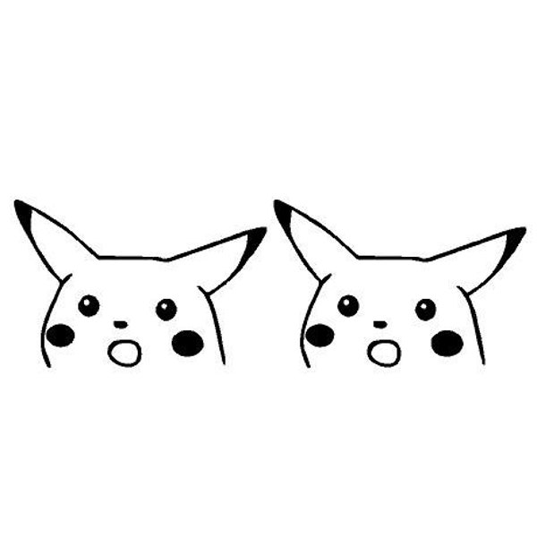 Pikachu Set Stickers - Etsy