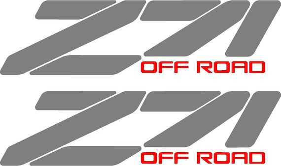 Z71 off Road Aftermarket Replacement Decal Fits Chevy Chevrolet GMC Tahoe Truck NOT OEM Etsy