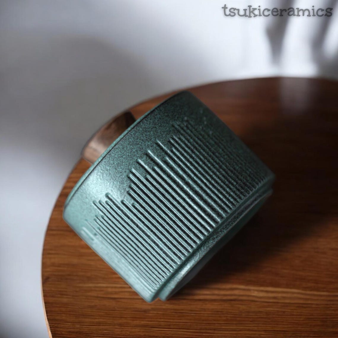 Japanese Ceramic Storage Jars With Wooden Lids, Textured Stoneware ...