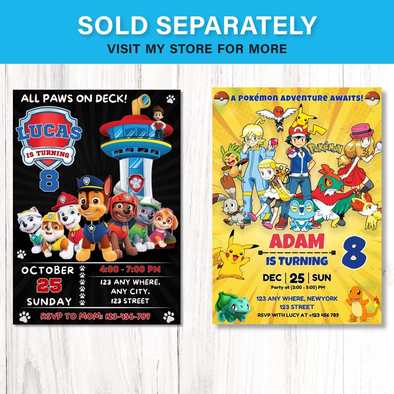 Editable Lilo & Stitch Party Invitation, Birthday Pool Invite Stitch ...