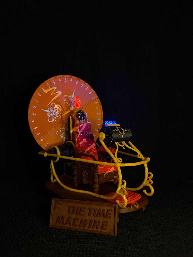 The Time Machine 1960s Model With LED Lights | Retro Sci-fi Collectible ...