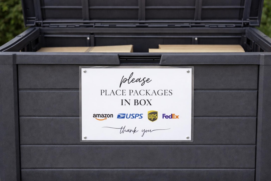 Package Delivery Sign | Please Place Packages in Box (digital Download ...