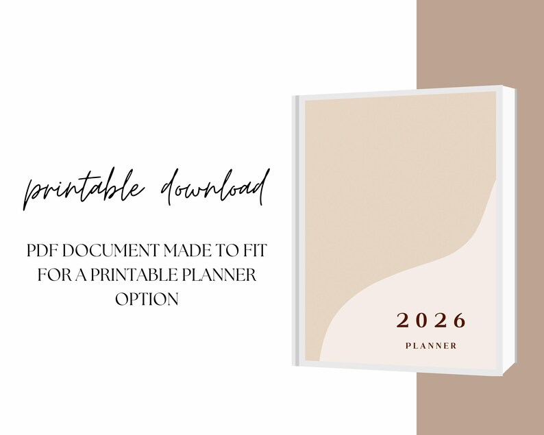 2026 Dated Digital Planner, Hyperlinked, Goodnotes, Printable Planner ...