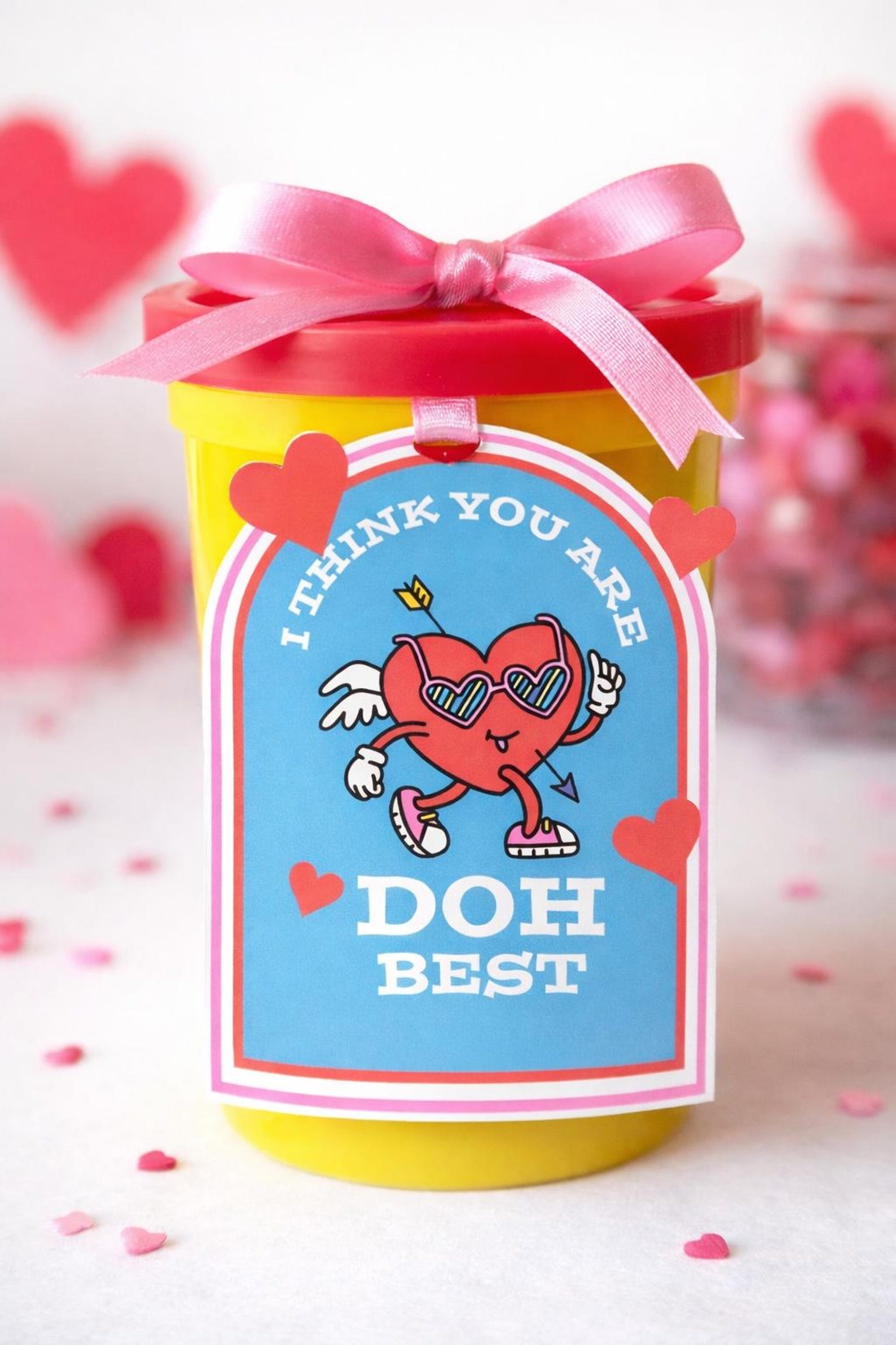 Play Dough Valentine Tags | Kids Classroom Printable (instant Download ...
