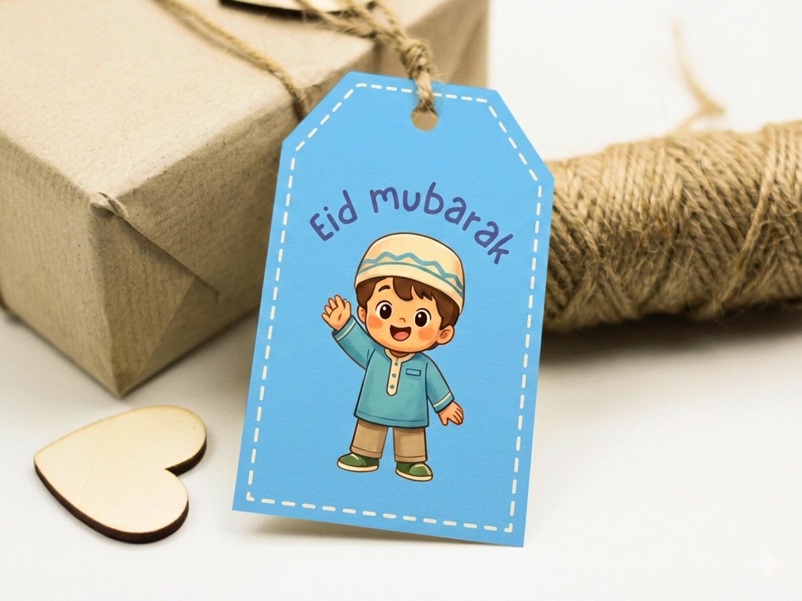 Eid Mubarak Gift Tags | Printable Islamic Designs (editiable Digital ...