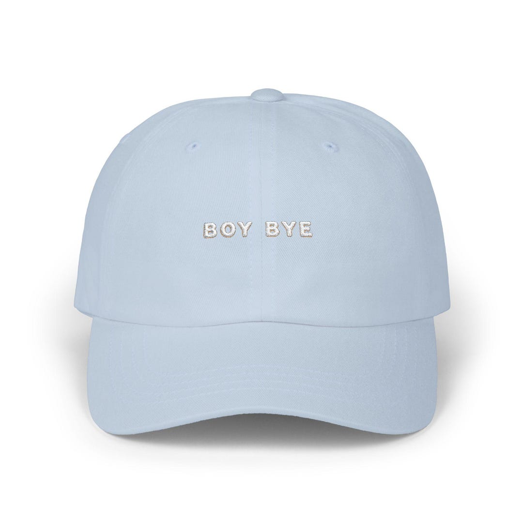 Boy Bye Dad Cap | Embroidered Phrase Baseball Hat, Green - Etsy