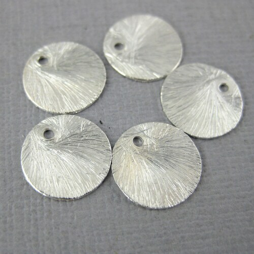 4 Pcs Sterling Silver 925 Disc 8mm 13mm 16mm With a Hole - Etsy Israel