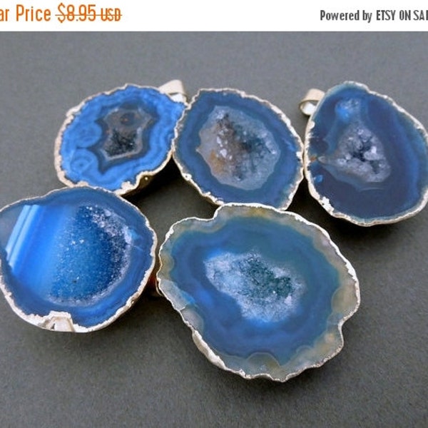 Geode Pendant - Etsy