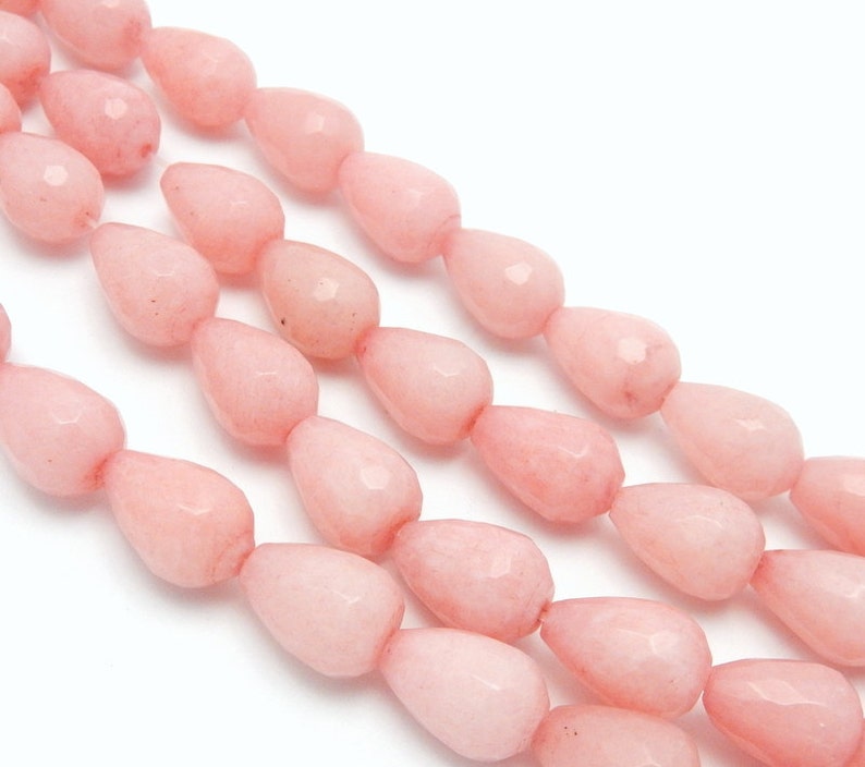 Light Pink Jade Quartzite Beaded Strand 1 STRAND | Etsy