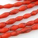 Red Afghan Beads Red Howlite 6mm X 3mm Rice Beads 1 Full - Etsy