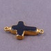 Sideways Cross Link - Side Ways Cross Yellow Connector - Electroplated ...
