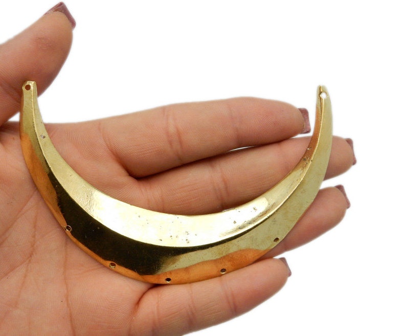 Halsi Pendant Tibetan Style Gold Toned Brass Halsi Pendant - Etsy