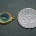 Shell Double Bail Pendant With Electroplated 24k Gold Layered Edges ...