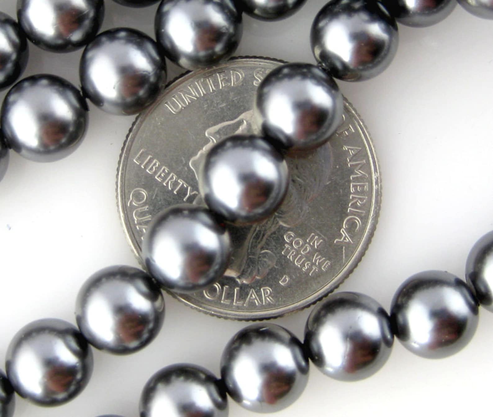 Hematite Beads-- 8mm Round Hematite Beads-- 1 STRAND (S43B3-01) - Etsy