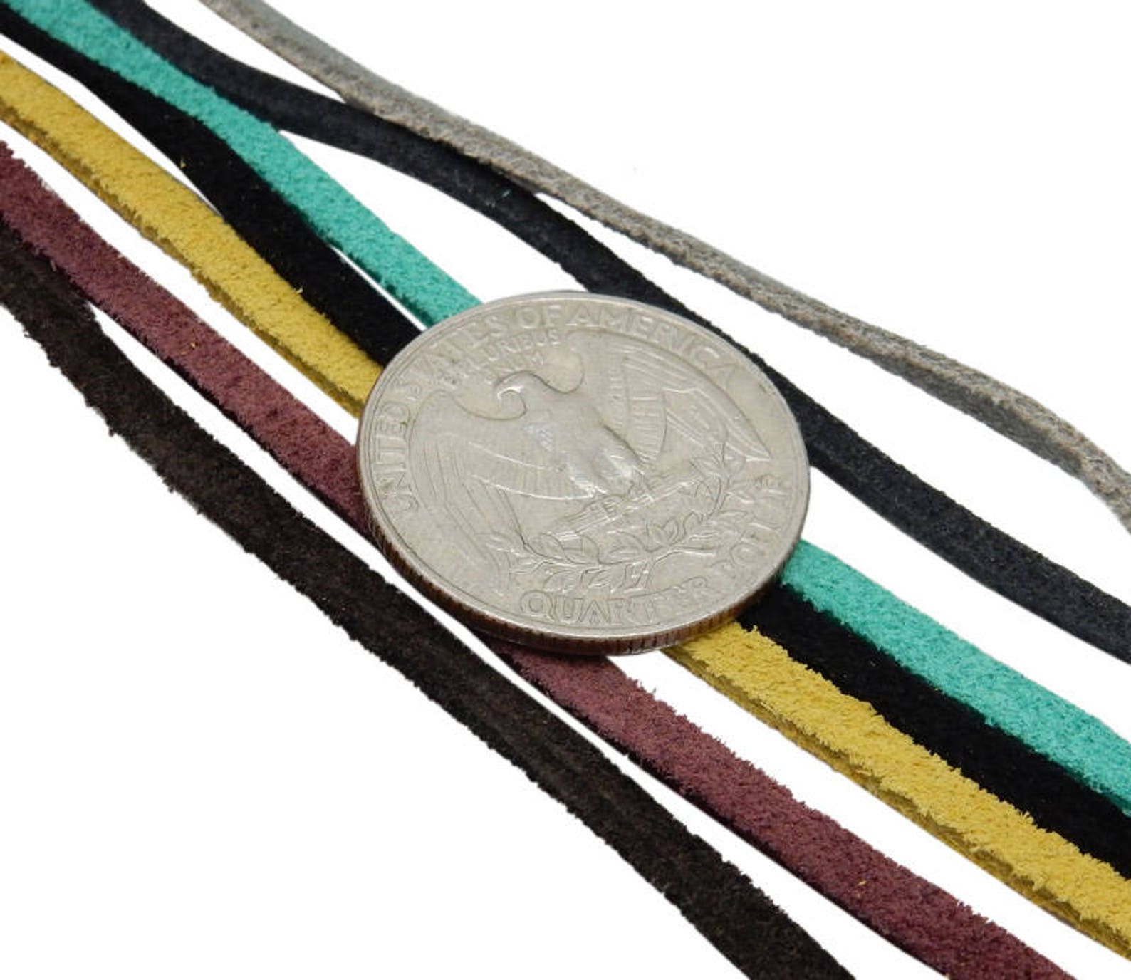 25ft Leather Cord - Flat Leather Cord - Choose Your Color - by the ...