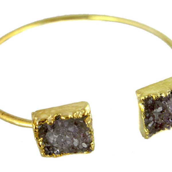 Druzy Cuff - Etsy