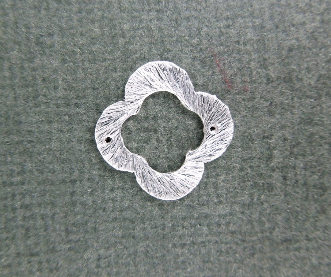 Sterling Silver Clover Connectors -- Silver Clover Connectors - 14mm ...