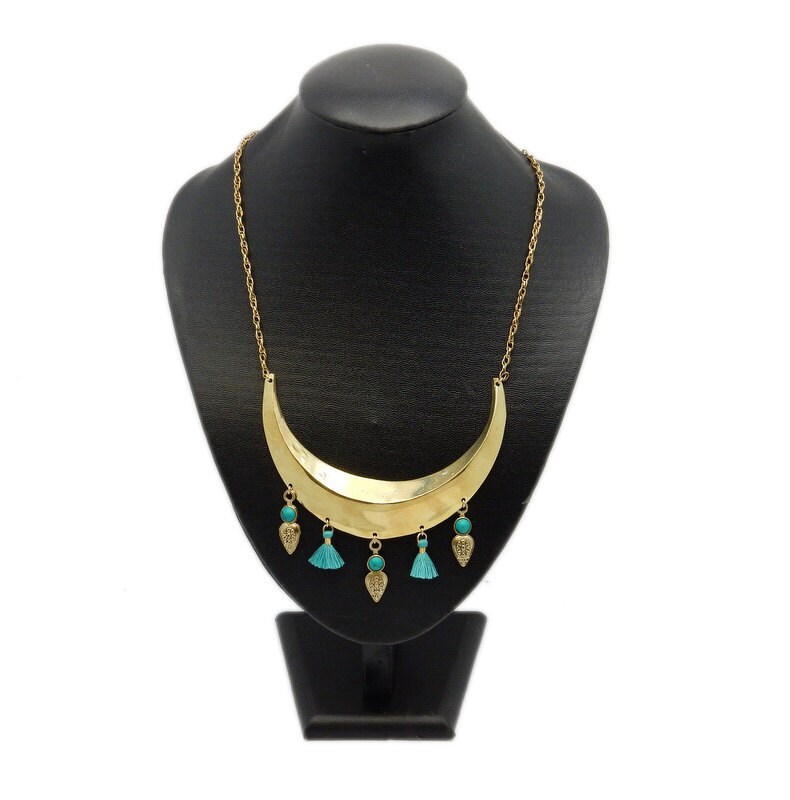 Halsi Pendant Tibetan Style Gold Toned Brass Halsi Pendant - Etsy