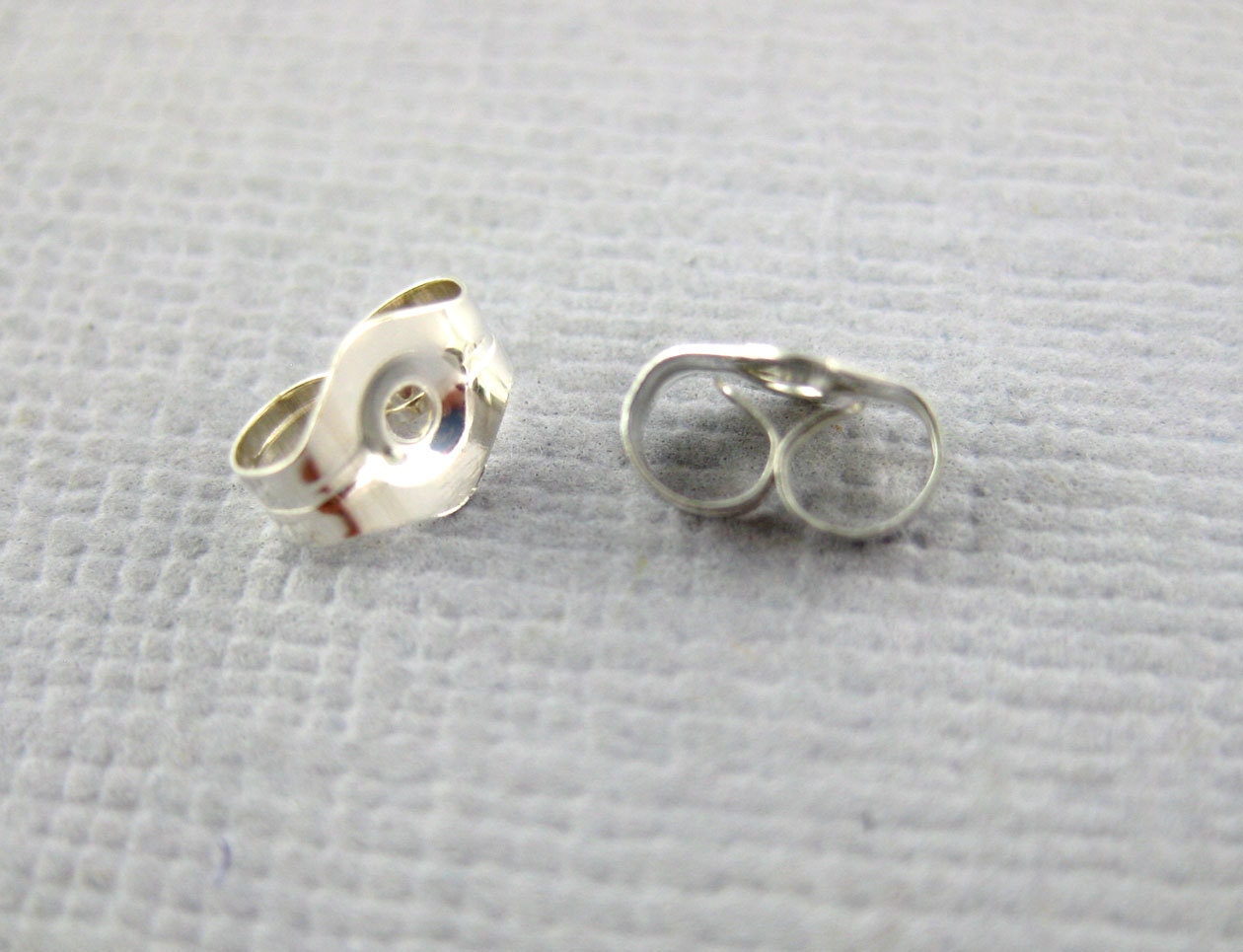 Sterling Silver Small Friction Ear Nuts 10 PAIRS S35-B1-16 - Etsy
