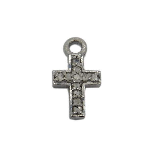 Pave Diamond Cross - Etsy