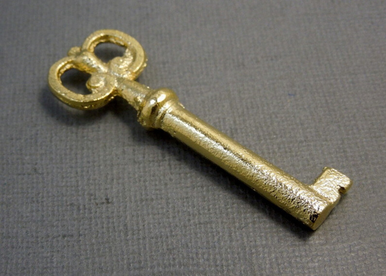 Key Pendant Antique Key Pendant With 24k Gold Electroplated - Etsy