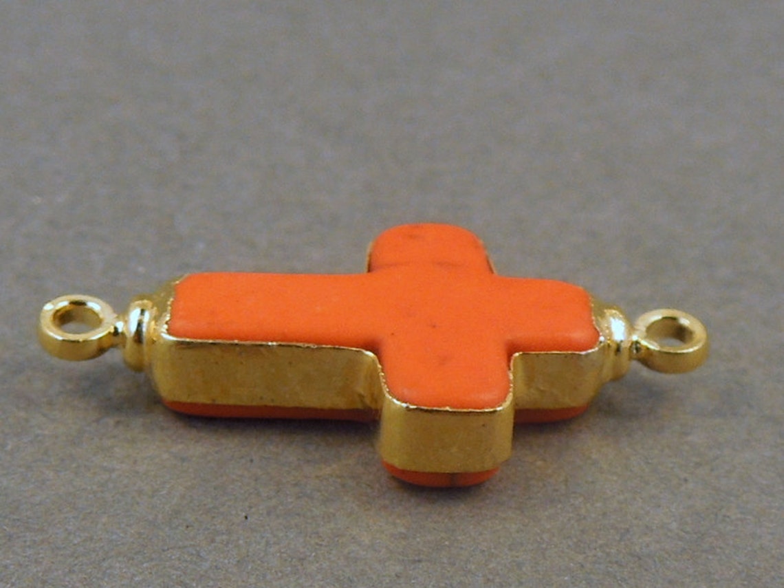 Sideways Cross Link Side ways Cross Orange Connector Edged | Etsy