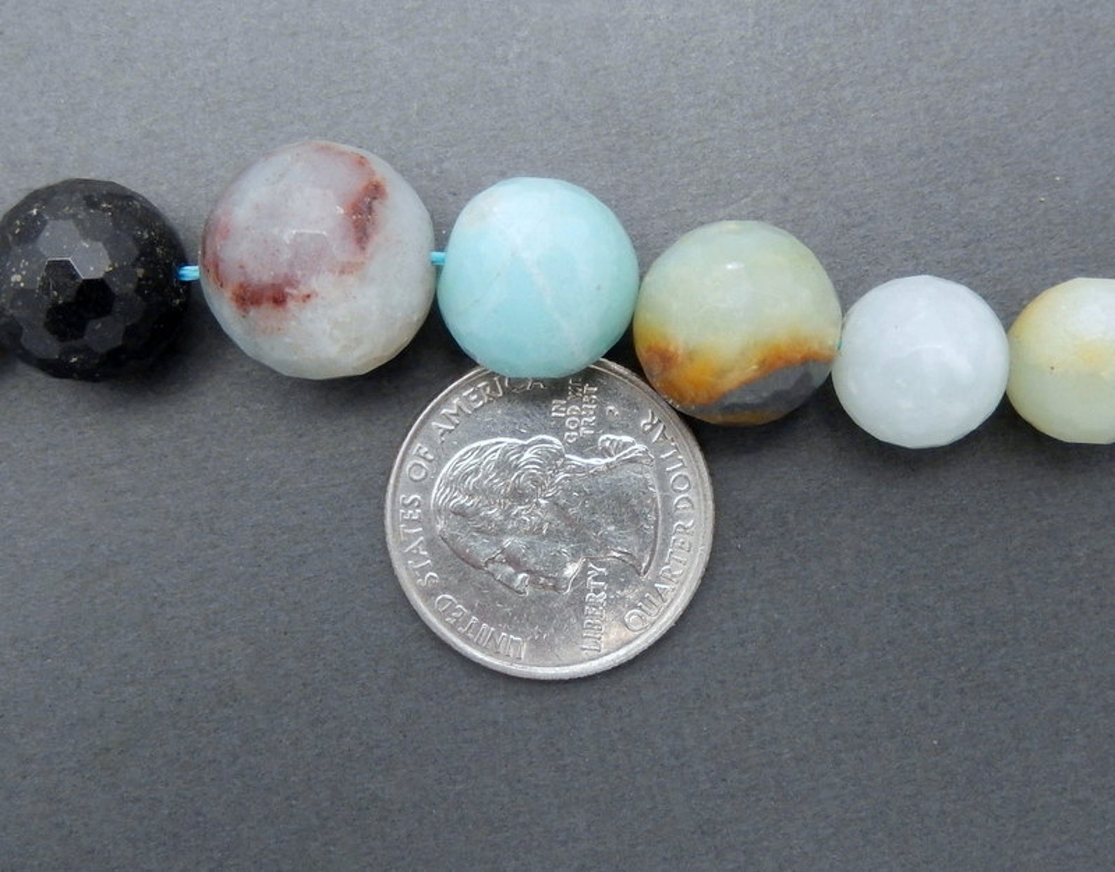 Aquamarine Color Agate Beads-- Round Beads-- ONE STRAND (S78B5-02) - Etsy