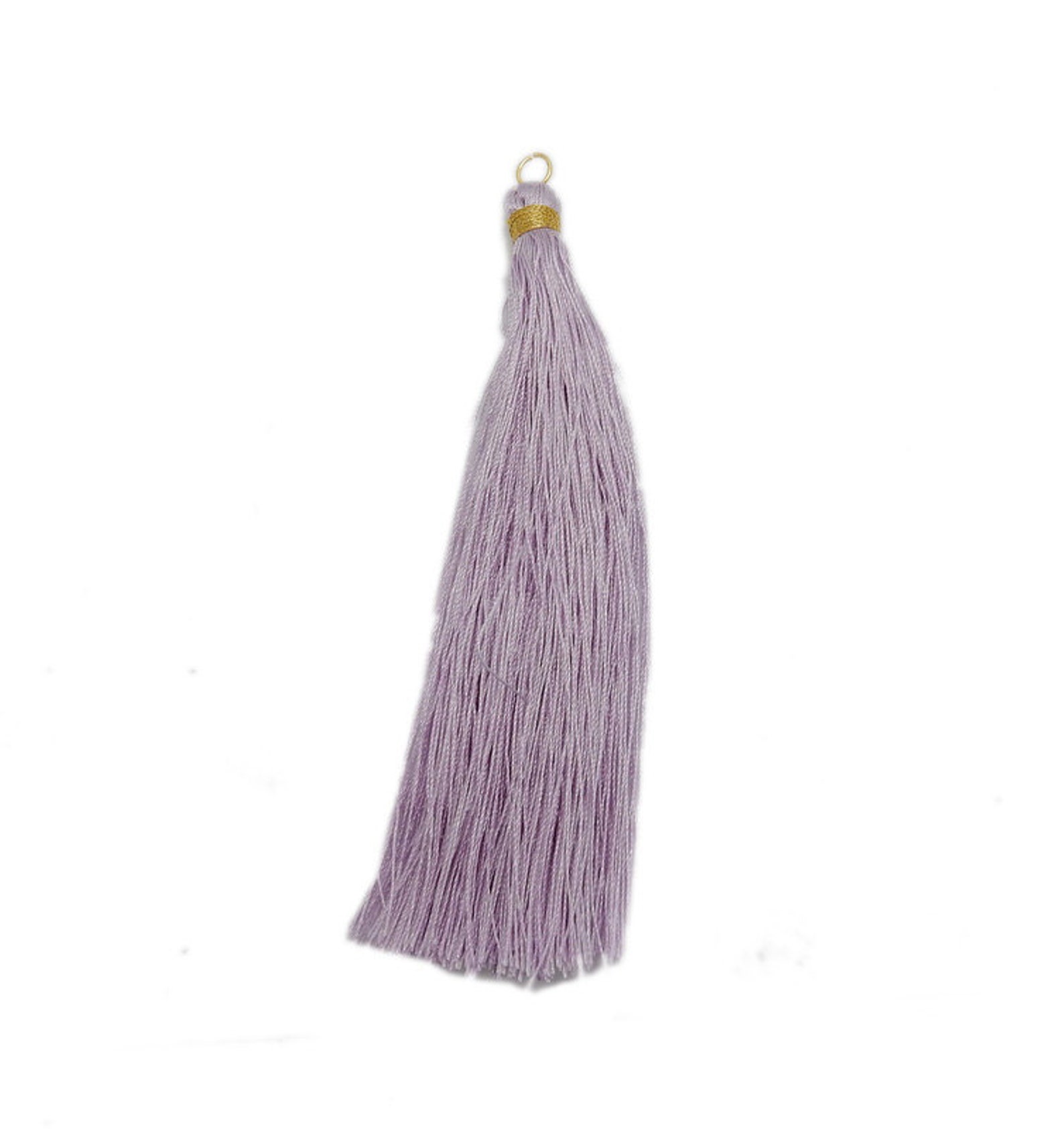 Purple Tassel Large Gold Toned String Tassel Pendant - Etsy